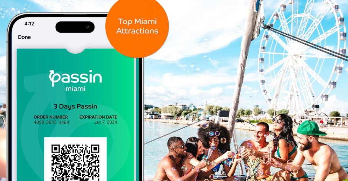 Passin Miami: 30+ Attractions, eSIM & 1-Way Airport Transfer