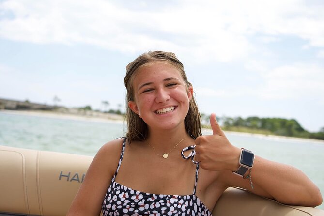 Pontoon Boat Rental with 2 Slides from Fort Walton Beach - Key Points