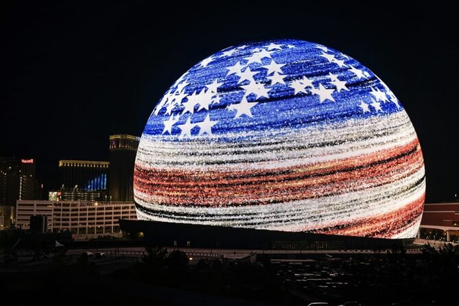 Private 1.5 Hour Sphere Las Vegas Guided Tour in an EVR car - A Guide to the Private 1.5 Hour Sphere Las Vegas Guided Tour in an EVR Car