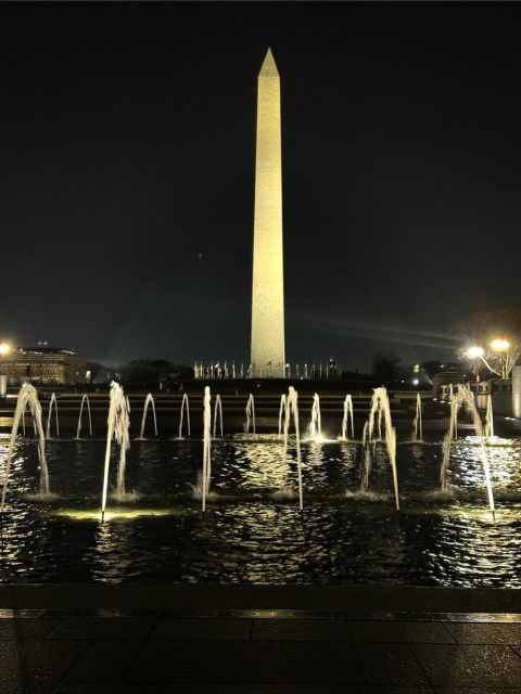 Private DC at Night Tour - Key Points
