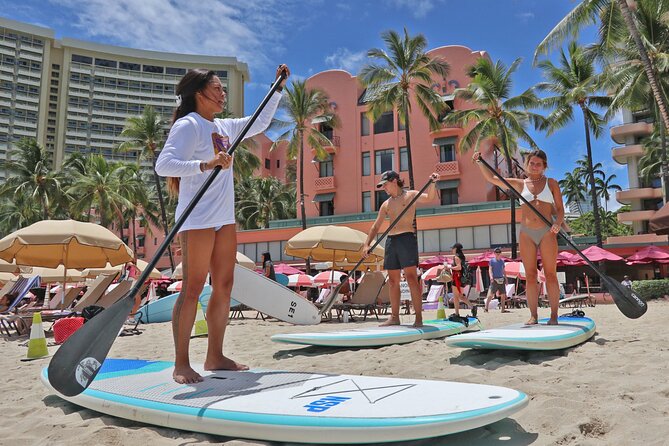 Private Group SUP Trio by Waikiki Beachboys at the Royal - An In-Depth Look at the Experience