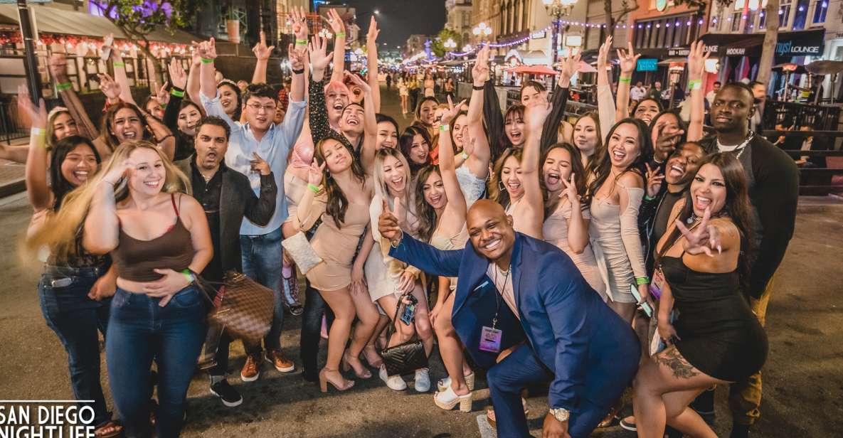 San Diego: Gaslamp Quarter Drink, Mingle & Dance Club Tour - FAQs