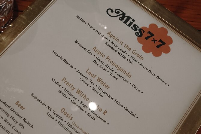 San Francisco History, Cocktail/Mocktail, Walking Guided Tour - Practical Details and Tips