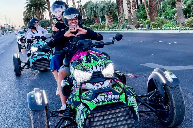 Self-Guided Las Vegas Trike tour on a CanAm Trike - Key Points