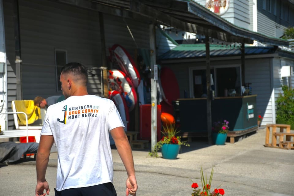 Sister Bay: 25' Pontoon Rental - The Experience in Detail