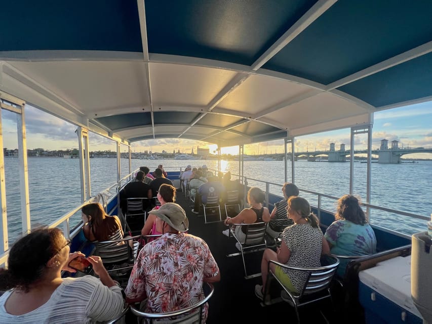 St. Augustine: Sunset Boat Tour with Dolphin Spotting