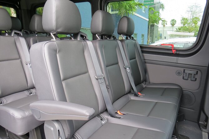 Transfer from Miami Airport to Hotel or Port Miami. Up to 11 pax.
