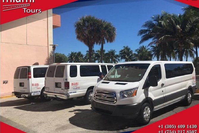 Transfers from Miami Airport to any Miami and Miami Beach area