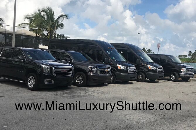VAN Mia Airport or Hotels to Miami Port or Hotels Up to 14pax - FAQ