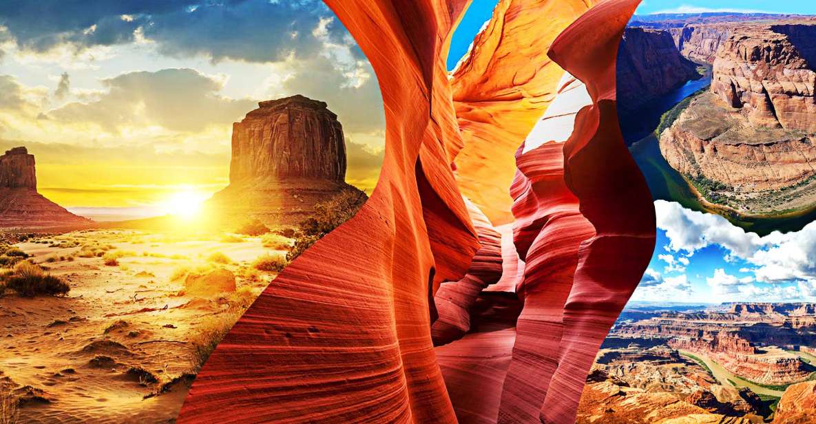 Vegas: Antelope Canyon, Monument Valley, & Grand Canyon Tour - Your 2-Day Escape to Arizona’s Icons
