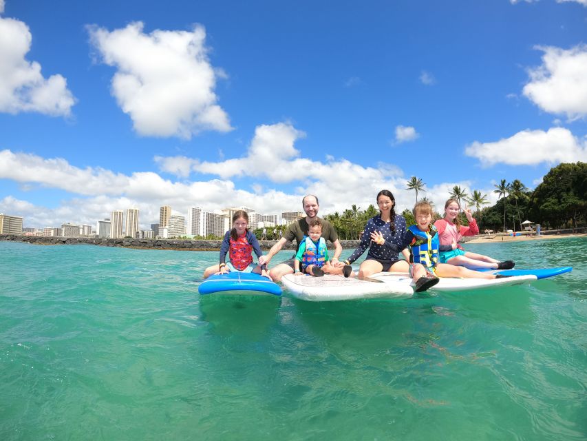 Waikiki: Family, Private, and Group Surfing Lessons - Key Points