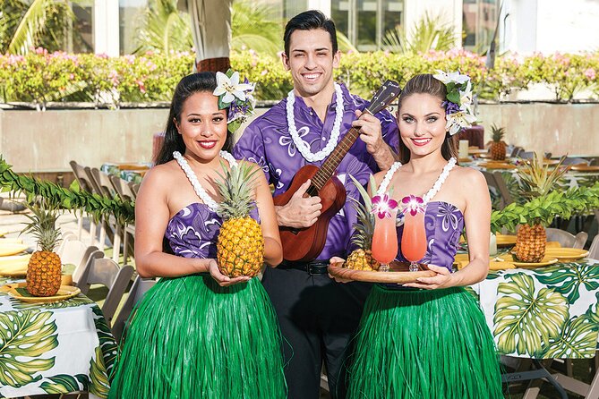 Waikiki Luau Buffet with Optional Rock-A-Hula Show Ticket