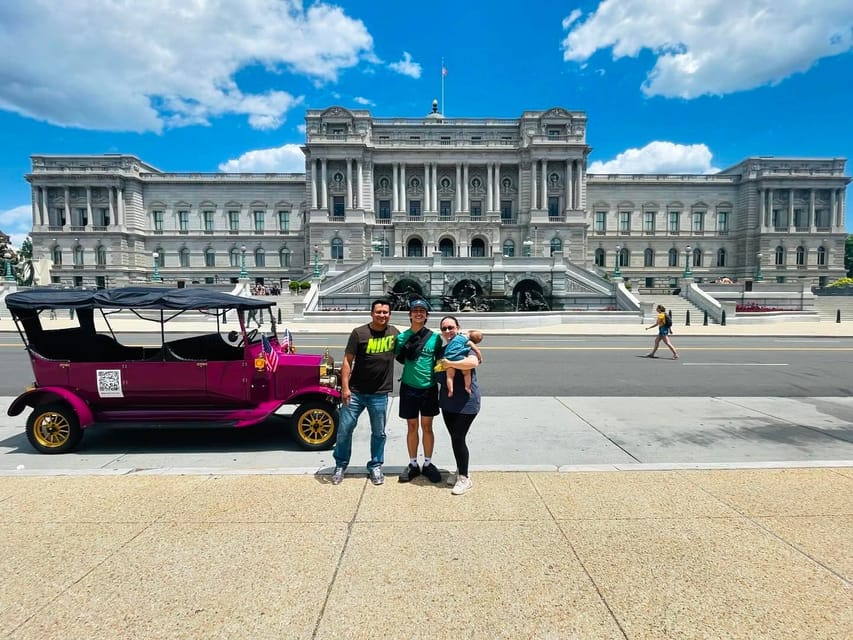 Washington, DC: Day & Night Electric Cart & Vintage Car Tour - Price and Value