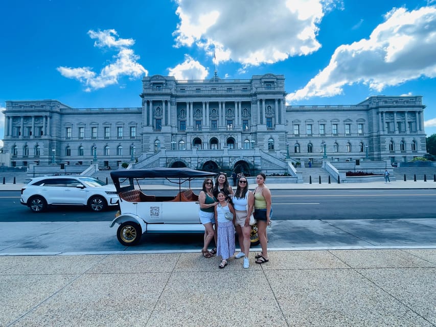 Washington, DC: Day & Night Electric Cart & Vintage Car Tour - FAQs