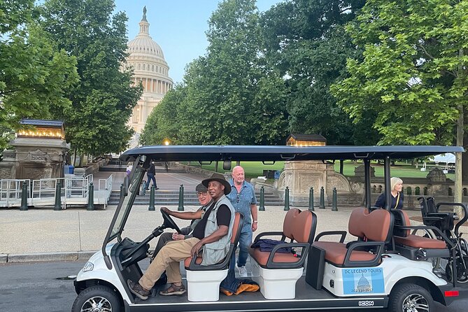 Washington DC Legend Cart Shuttle Evening Tour - Key Points