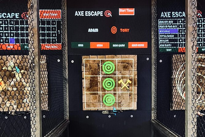 Private 1 Hour Axe Throwing Experience in Texas - The Digital Target System