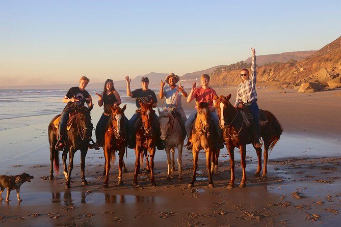 Authentic horseback riding in beautiful La Mision - The Riding Itinerary: From Estuary to Beach