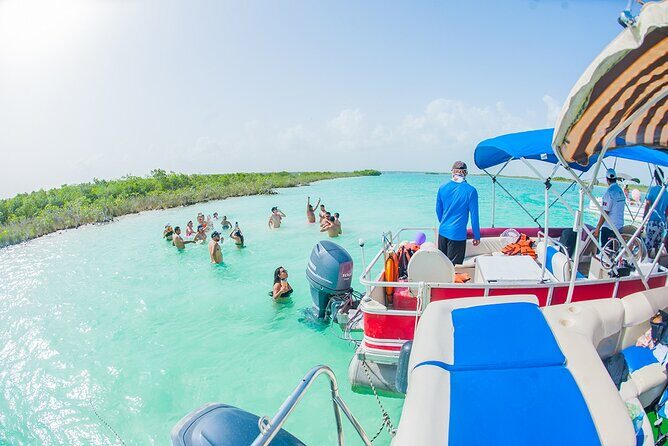 BACALAR Seven Color Lagoon Boat Excursion from Costa Maya - The Boat Ride and Lagoon Exploration