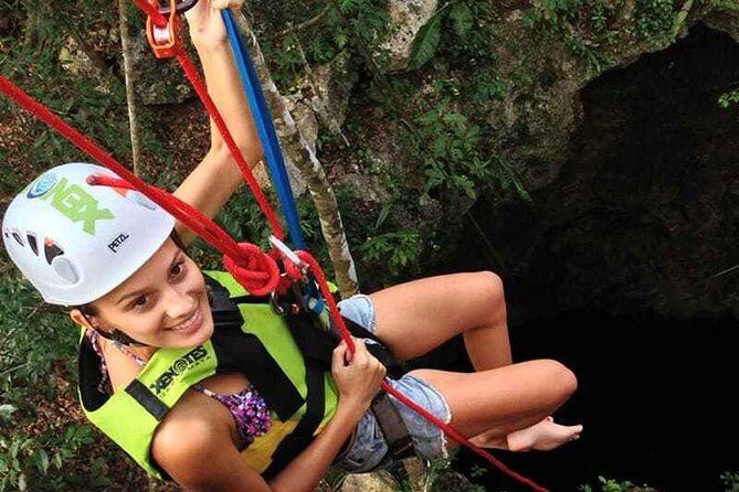 Drive an Atv shared, swim in a Cenote and ziplines in the Cancun - Transportation and Duration