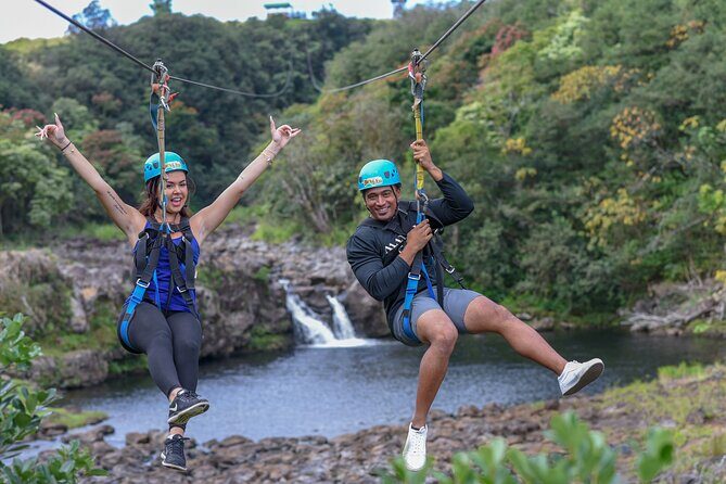 Umauma Falls 4-Line Zipline Experience - Key Points