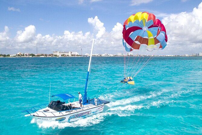30 Minutes Sky Rider Lagoonside Parasailing in Cancun - The Value in the Price