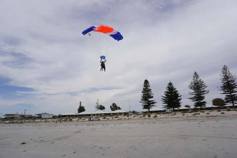 Adelaide: Tandem Skydive over Wallaroo Beach, Beach Landing - The Itinerary Explained