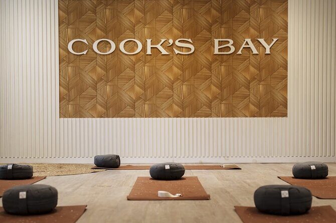 Air-conditioned studio yoga class at Cooks Bay Hotel and Suites - A Clear, Peaceful Environment for Mind and Body