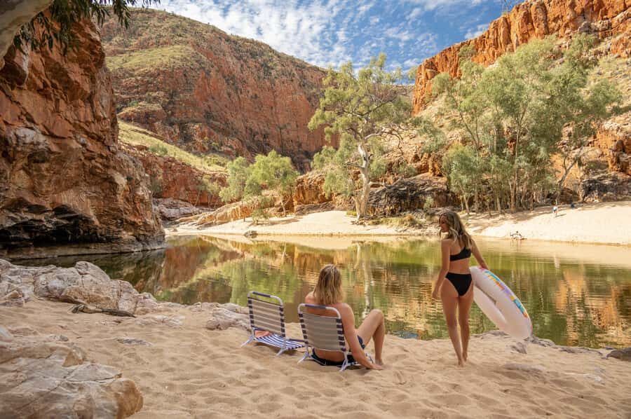 Alice Springs: West MacDonnell Ranges & Standley Chasm Tour - Transportation and Group Size