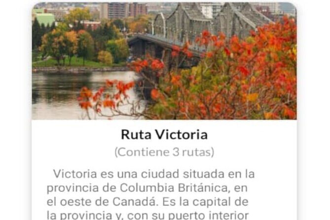 APP Self-Guided Routes Victoria with audio guide - Who Will Love This Tour?