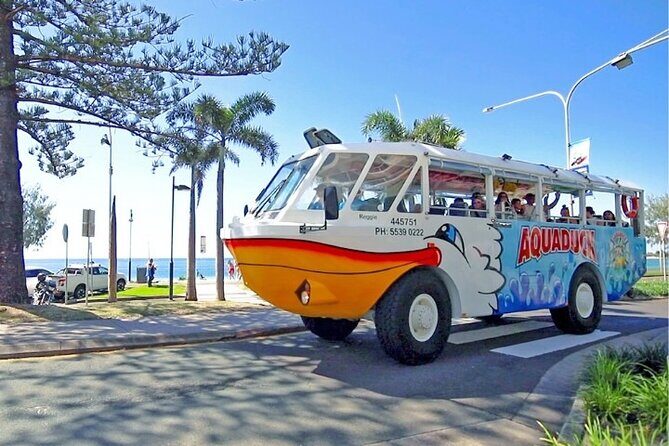 Aquaduck Sunshine Coast - 1hr Mooloolaba Amphibious Tour - Transition to Water: The Amphibious Vehicle
