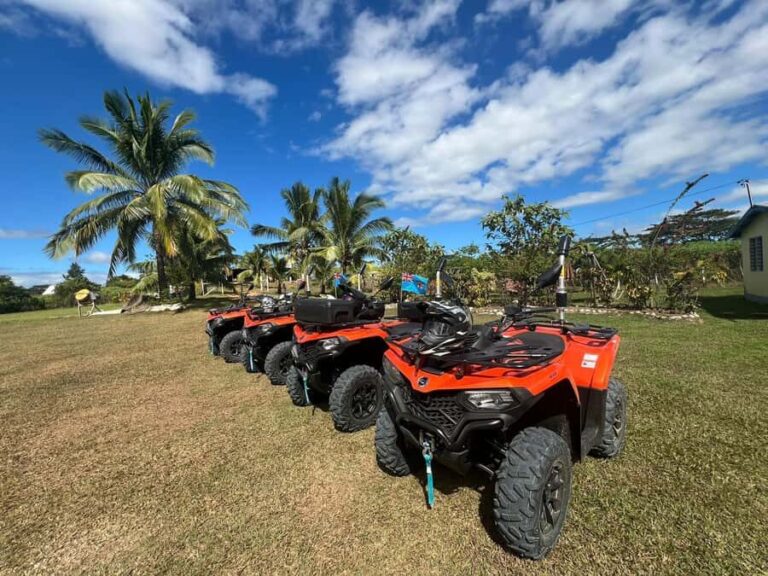 ATV Quad Bike Adventure Tour (Free Lunch) - An Adventure through Fiji’s Breathtaking Landscapes