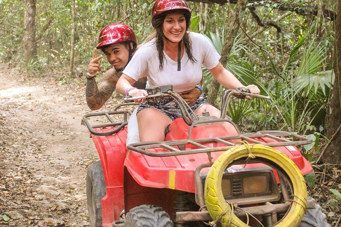 Atv Single from Cancun plus Ziplines circuit and Cenote swim experience - The ATV Experience: Roaring Through the Mayan Jungle
