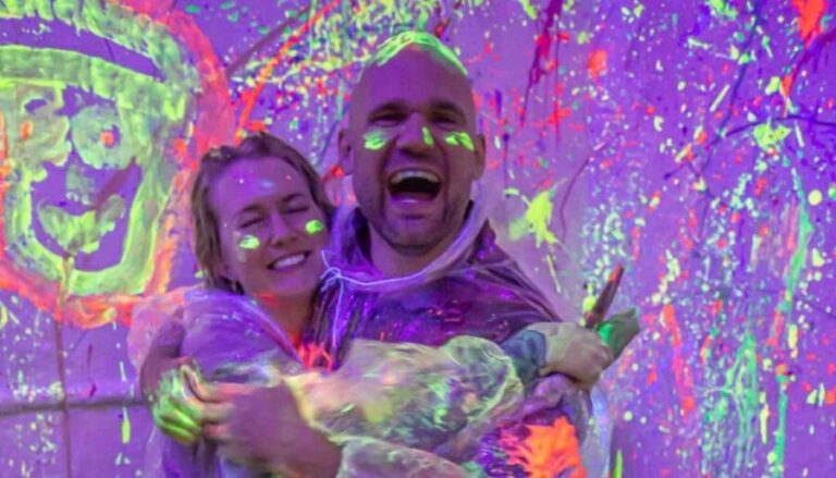 Bakersfield: Splatter Paint Room Experience - The Artistic Result and Take-Home Masterpiece