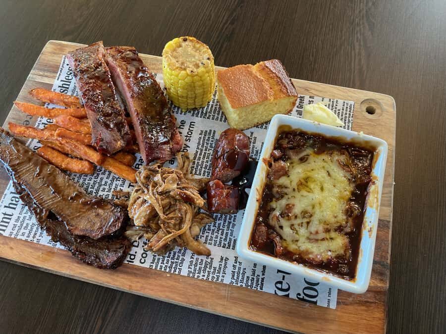 Bellarine Winery: Texas BBQ Platter Lunch with Wine - Wine and Spirits: From Vineyard to Flask