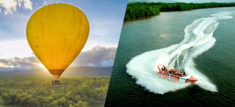 Cairns: Hot Air Balloon Flight & Jet Boat Ride Combo - The Real Value of the Cairns Combo Tour
