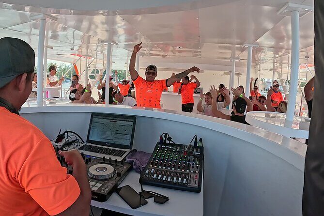 Cancun Baby Dancer Catamaran Party - Snorkeling at El Meco Reef