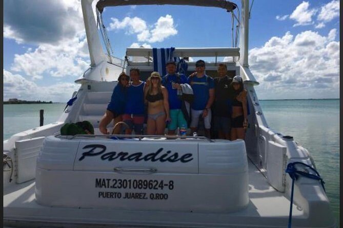 Cancun yachts rental YACHT 46 FT, 15 PAX MAX 25P12 - What’s Included and What’s Extra