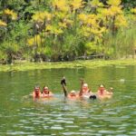 Cancun zip lines and Cenote - Refreshing Cenote Swim