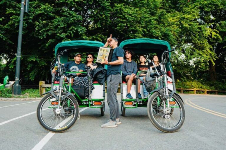Central Park Pedicab Tour + Optional Natural History Access - The Benefits of Photo Stops and Narration