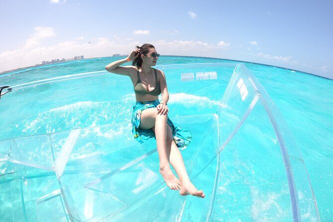 Clear Boat Tour in Cancun 1.5 hours great for pictures - Whats Included and What to Expect
