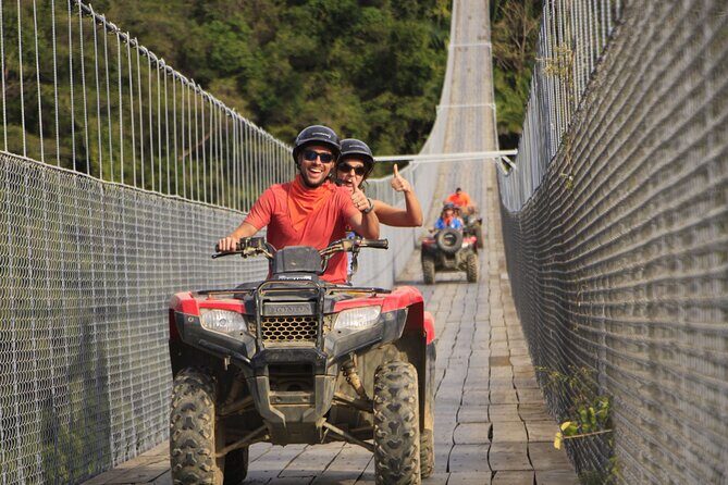 Combo Jorullo Bridge ATV, Zip Line, Mules - The Value of the Tour