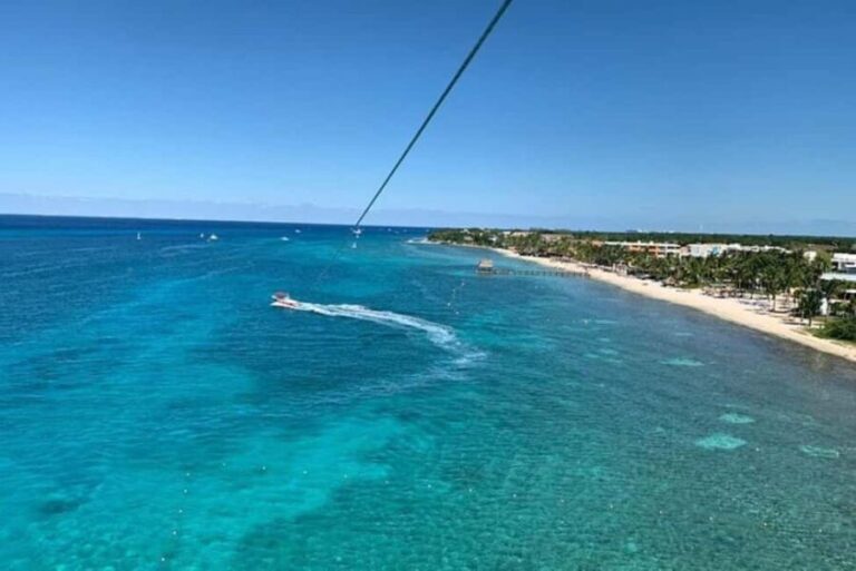 Cozumel: Best Parasailing Experience + Locker - The Experience in Detail