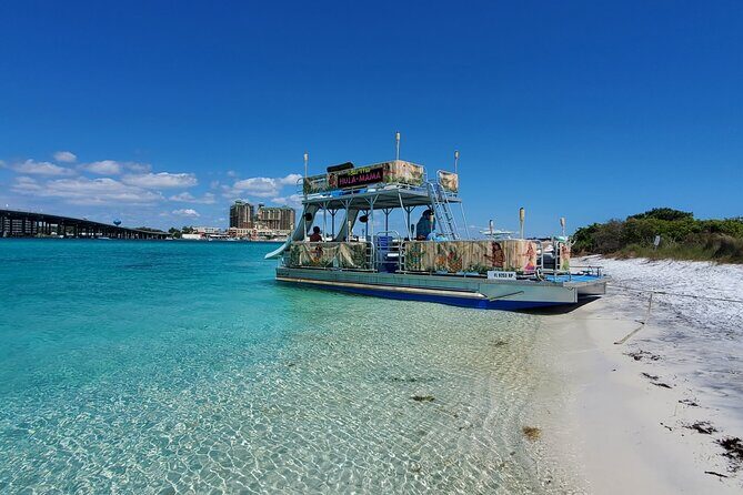 Crab Island Charter Four Hours! Double Decker Pontoon 2 Slides - Water Play and Fun Features