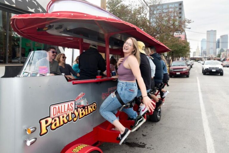 Dallas Party Bike Pub Crawl in Deep Ellum - The Itinerary and Stops