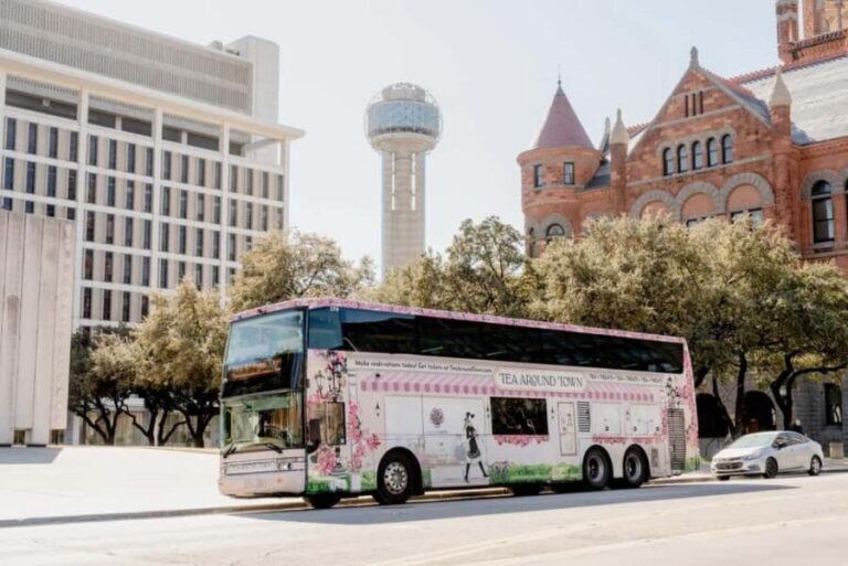 Dallas: Tea Around Town Bus Tour with Treats - The Live Guide: Stories That Bring Dallas to Life