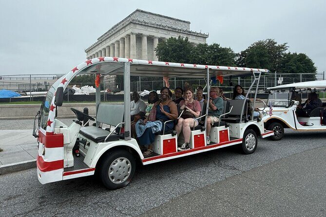 DC Monuments Day or Night American History Guided E-Cart Tour - Key Points