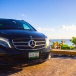 Departures in Mercedes Benz from Puerto Morelos to Cancun Airport - The Itinerary and Route
