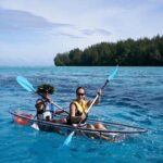 Eco guided excursion to the lagoon of Moorea in transparent kayak 1/2 day morning - Discover Moorea’s Marine Wonders from a New Perspective