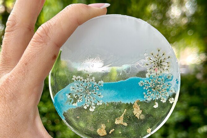Epoxy Resin Art and Craft Coaster Set Experience - The Natural Elements