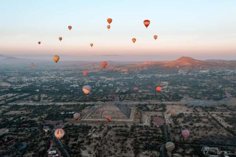 From CDMX: Teotihuacan Hot Air Balloon Ride & Optional Tours - Detailed Breakdown of the Itinerary